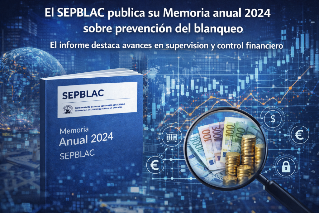 El SEPBLAC publica su Memoria anual 2024 sobre prevención del blanqueo